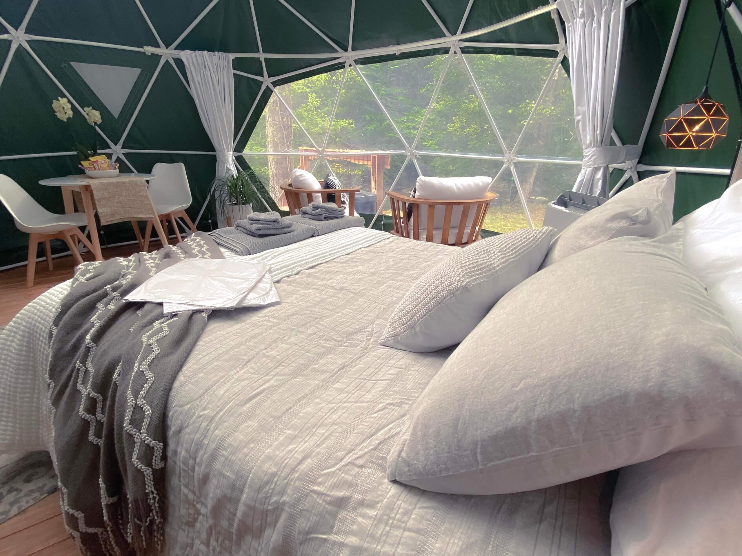 Luxury Creekside Manor Glamping Dome Suites (sleeps 6-10) ~ WV Glamping ...